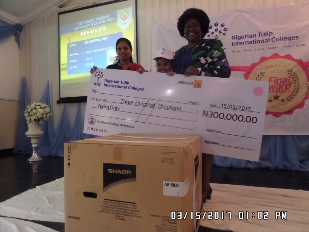 NTIC splashes winners of national mathematics competition with prizes ...