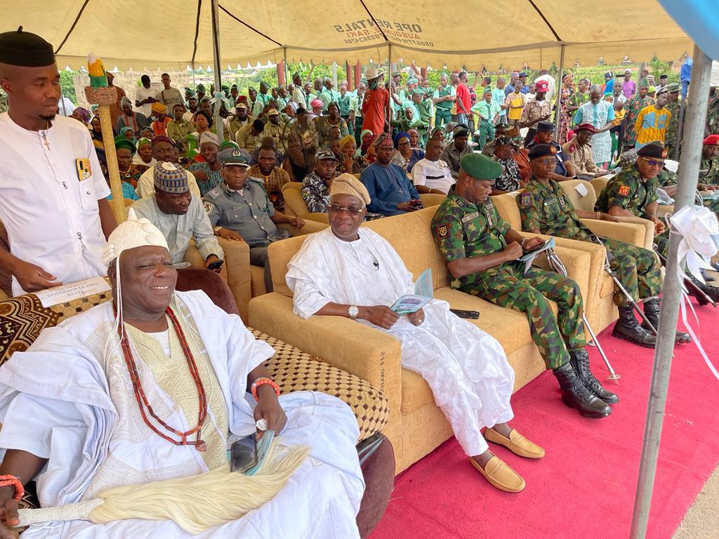 SHAKI: Gen Buratai commissions projects at Command Science Secondary ...